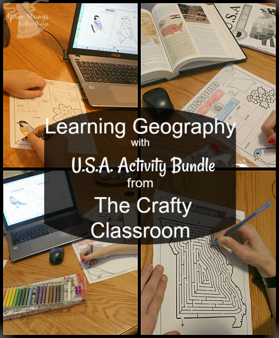 Learning Geography with U.S.A. Activity Bundle from The Crafty ...