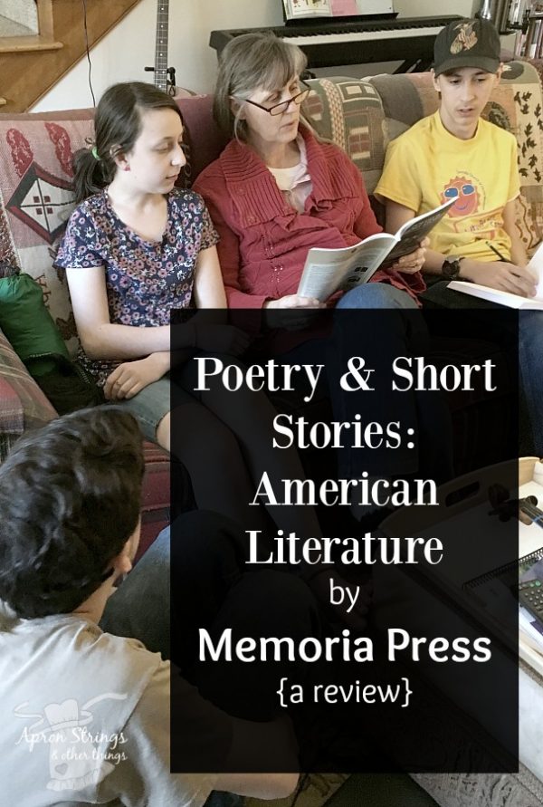 Poetry and Short Stories: American Literature from Memoria Press {a ...